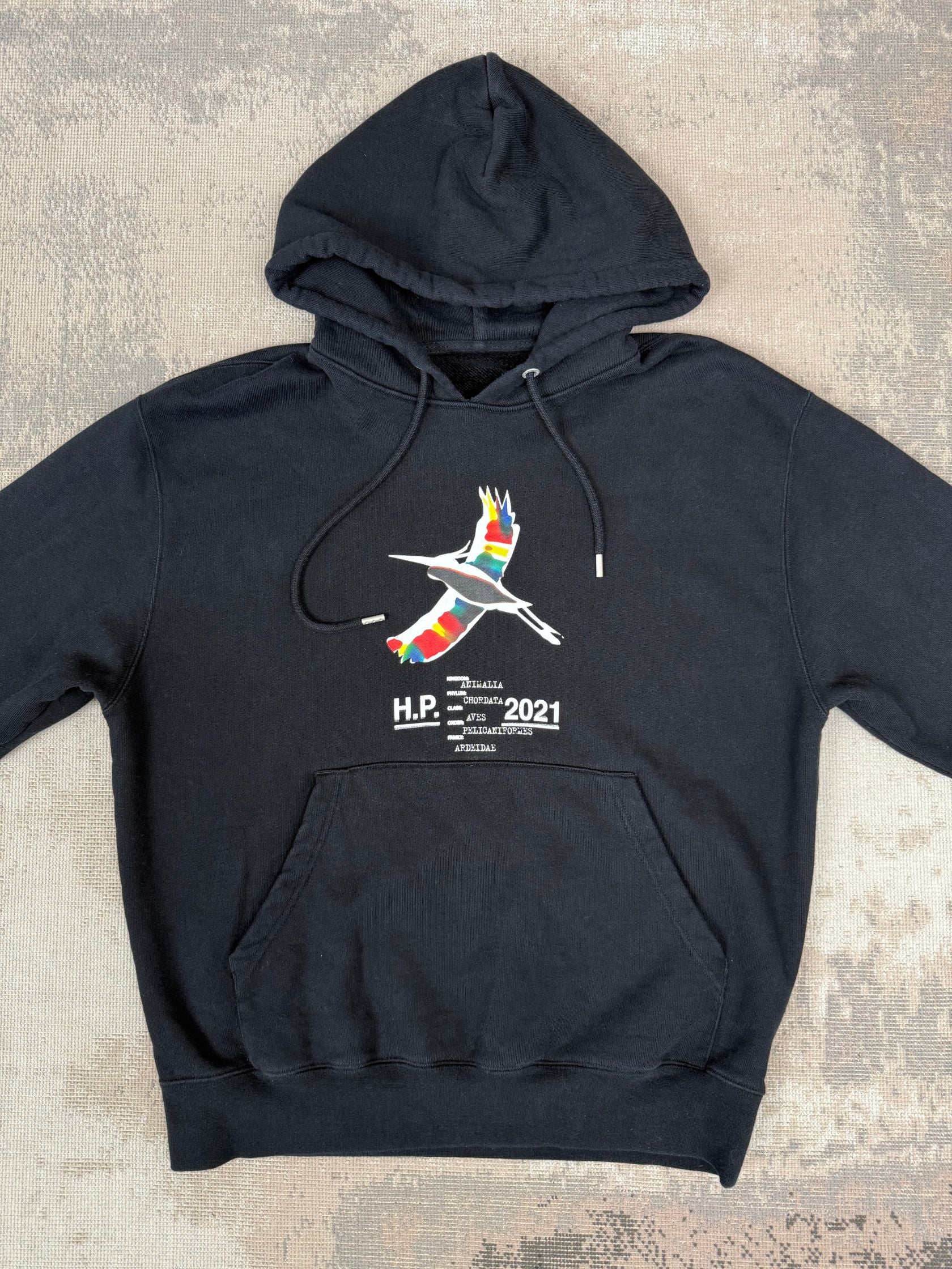 Heron Preston Rainbow Heron Hoodie - Black